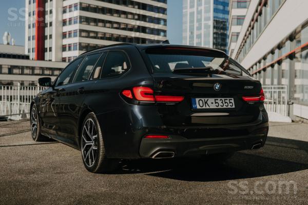 Black BMW 530 2020 in Tukums, with an engine capacity of 2.00 L and mileage of 180 thousand km for 22600 €, photo 8 on AUTOMOTO.COM.LV
