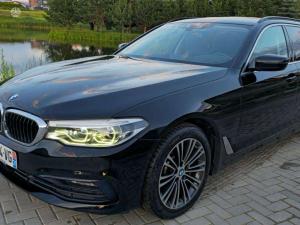 Black BMW 530 2020 in Vilnius, with an engine capacity of 2.99 L and mileage of 331 thousand km for 16800 €, photo 4 on AUTOMOTO.COM.LV