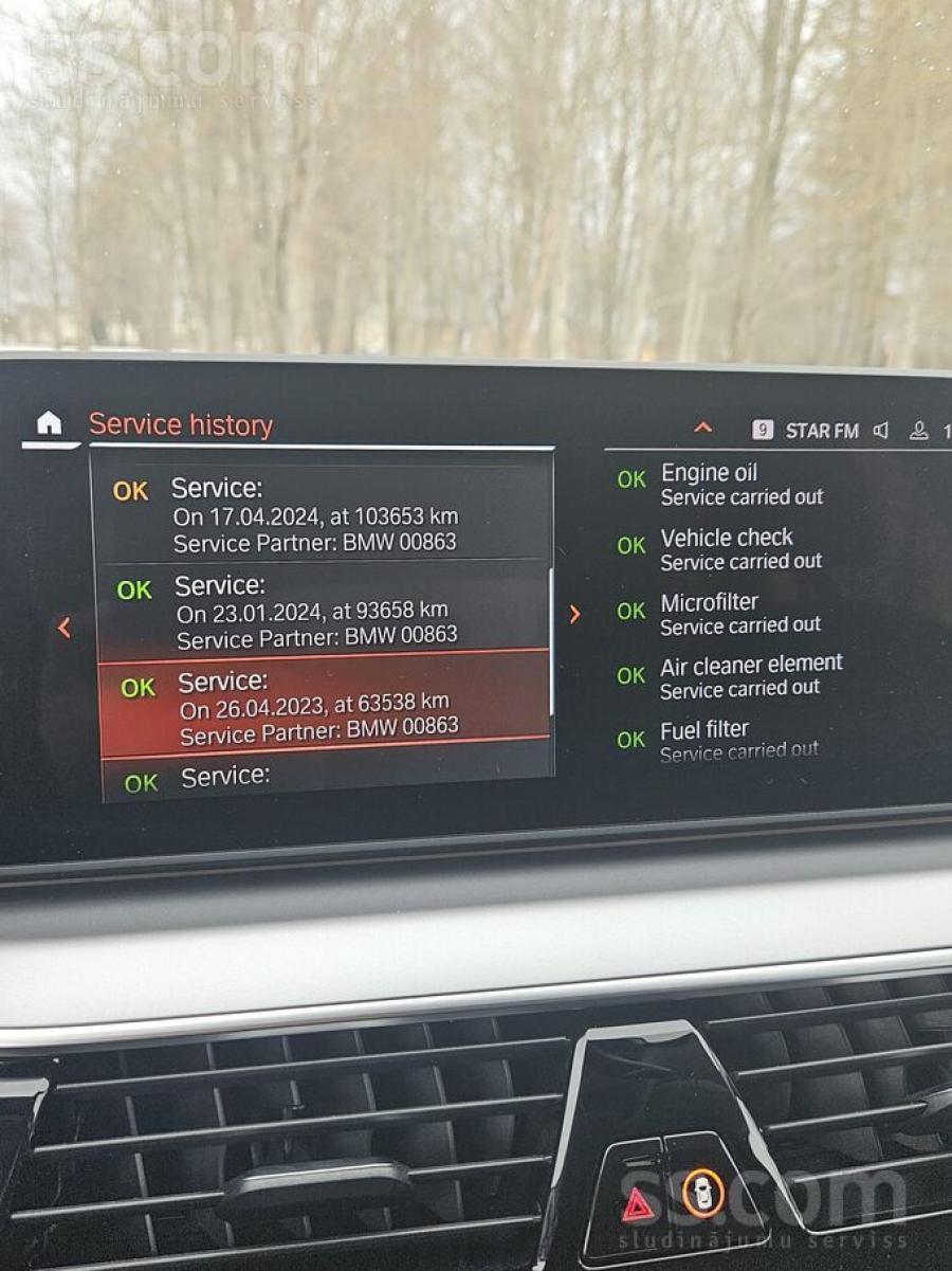 Melns BMW 530 2021 Tukums, ar dzinēja tilpumu 3.00 L un nobraukumu 159 tūkst. km par 26400 €, foto 20 vietnē AUTOMOTO.COM.LV
