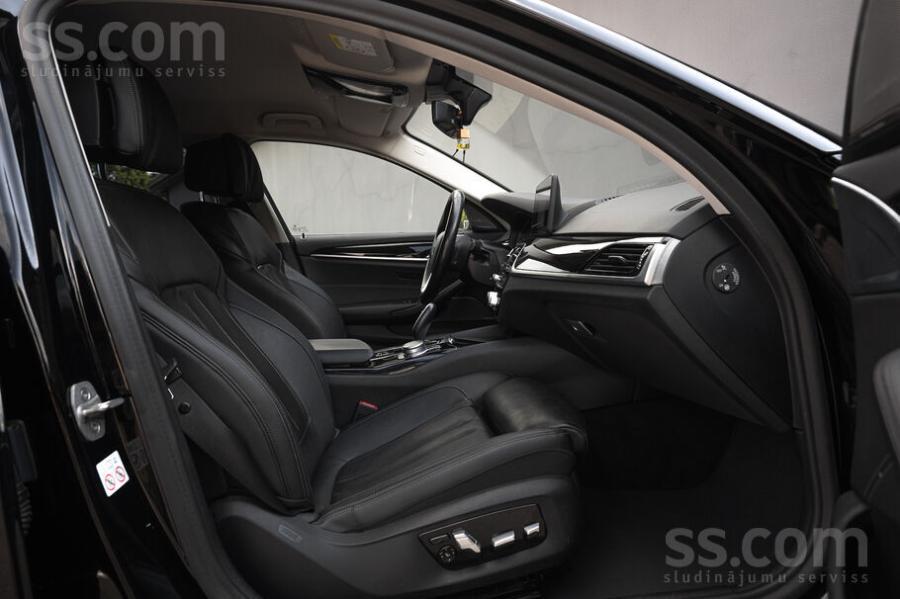 Black BMW 530 2021 in Jelgava, with an engine capacity of 2.00 L and mileage of 211 thousand km for 22000 €, photo 12 on AUTOMOTO.COM.LV