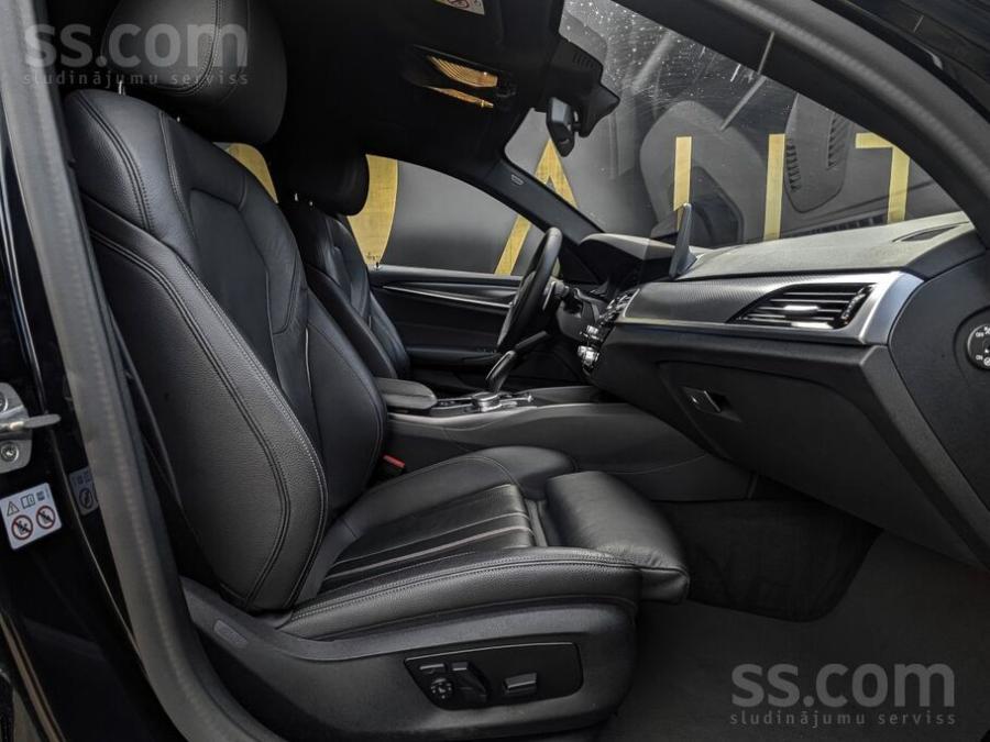 Melns BMW 530 2021 Tukums, ar dzinēja tilpumu 2.00 L un nobraukumu 141 tūkst. km par 29990 €, foto 7 vietnē AUTOMOTO.COM.LV