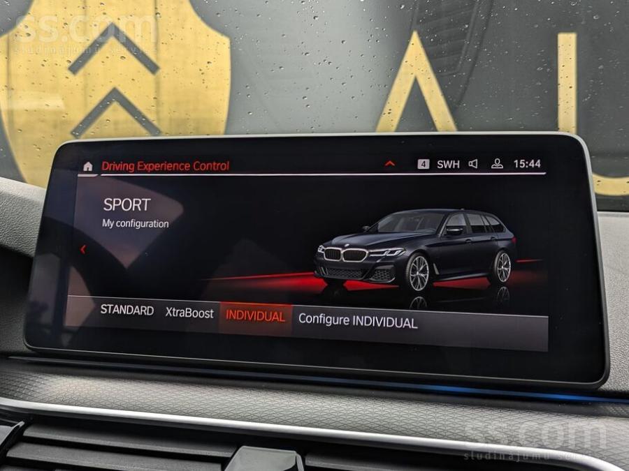 Melns BMW 530 2021 Tukums, ar dzinēja tilpumu 2.00 L un nobraukumu 141 tūkst. km par 29990 €, foto 15 vietnē AUTOMOTO.COM.LV