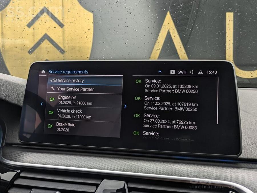 Melns BMW 530 2021 Tukums, ar dzinēja tilpumu 2.00 L un nobraukumu 141 tūkst. km par 29990 €, foto 21 vietnē AUTOMOTO.COM.LV