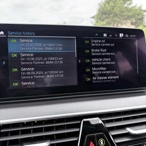 Black BMW 530 2021 in Vilnius, with an engine capacity of 2.00 L and mileage of 192 thousand km for 22900 €, photo 30 on AUTOMOTO.COM.LV
