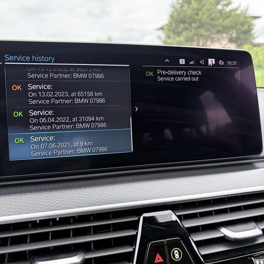 Black BMW 530 2021 in Vilnius, with an engine capacity of 2.00 L and mileage of 192 thousand km for 22900 €, photo 32 on AUTOMOTO.COM.LV