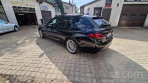 Black BMW 530 2021 in Riga, with an engine capacity of 2.00 L and mileage of 80 thousand km for 25500 €, photo 5 on AUTOMOTO.COM.LV
