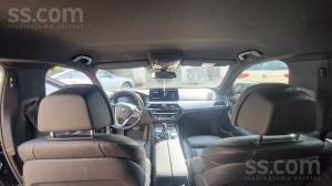 Black BMW 530 2021 in Riga, with an engine capacity of 2.00 L and mileage of 80 thousand km for 25500 €, photo 7 on AUTOMOTO.COM.LV