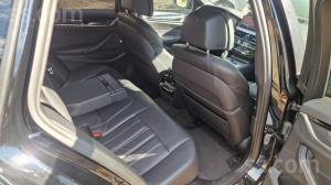 Black BMW 530 2021 in Riga, with an engine capacity of 2.00 L and mileage of 80 thousand km for 25500 €, photo 12 on AUTOMOTO.COM.LV