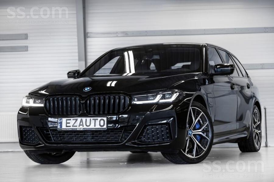 Black BMW 530 2021 in Tukums, with an engine capacity of 2.00 L and mileage of 175 thousand km for 27777 €, photo 1 on AUTOMOTO.COM.LV
