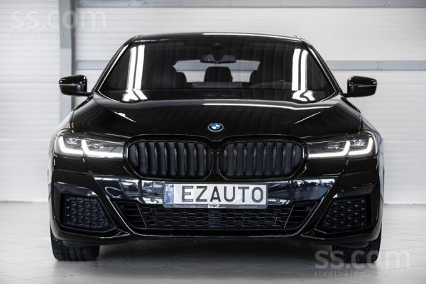 Black BMW 530 2021 in Tukums, with an engine capacity of 2.00 L and mileage of 175 thousand km for 27777 €, photo 11 on AUTOMOTO.COM.LV
