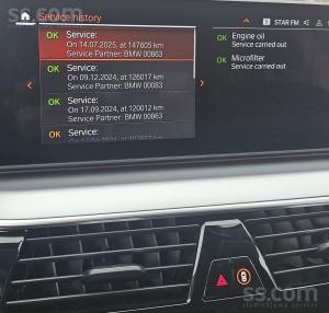 Черный БМВ 530 2021 в Тукумс, объемом двигателя 3.00 л и пробегом 160 тыс. км за 25900 €, фото 25 на AUTOMOTO.COM.LV