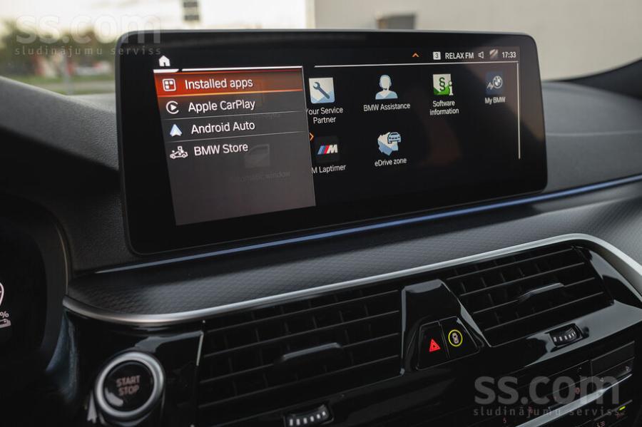 Black BMW 530 2021 in Jelgava, with an engine capacity of 2.00 L and mileage of 246 thousand km for 22500 €, photo 25 on AUTOMOTO.COM.LV