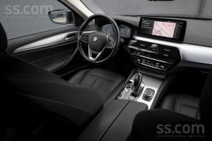 Black BMW 530 2022 in Jelgava, with an engine capacity of 2.00 L and mileage of 186 thousand km for 21800 €, photo 11 on AUTOMOTO.COM.LV