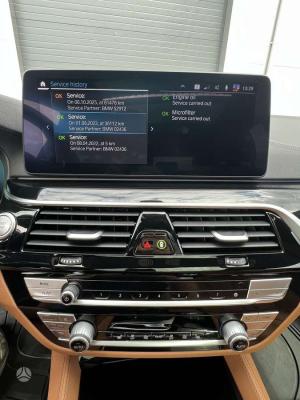 Black BMW 530 2022 in Elektrenai, with an engine capacity of 2.00 L and mileage of 72 thousand km for 35199 €, photo 23 on AUTOMOTO.COM.LV