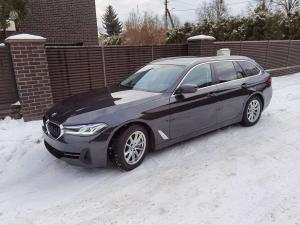 Black BMW 530 2023 in Kaunas, with an engine capacity of 2.99 L and mileage of 159 thousand km for 19900 €, photo 6 on AUTOMOTO.COM.LV