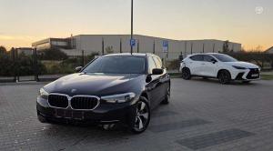 Black BMW 530 2023 in Kaunas, with an engine capacity of 2.00 L and mileage of 89 thousand km for 36600 €, photo 4 on AUTOMOTO.COM.LV