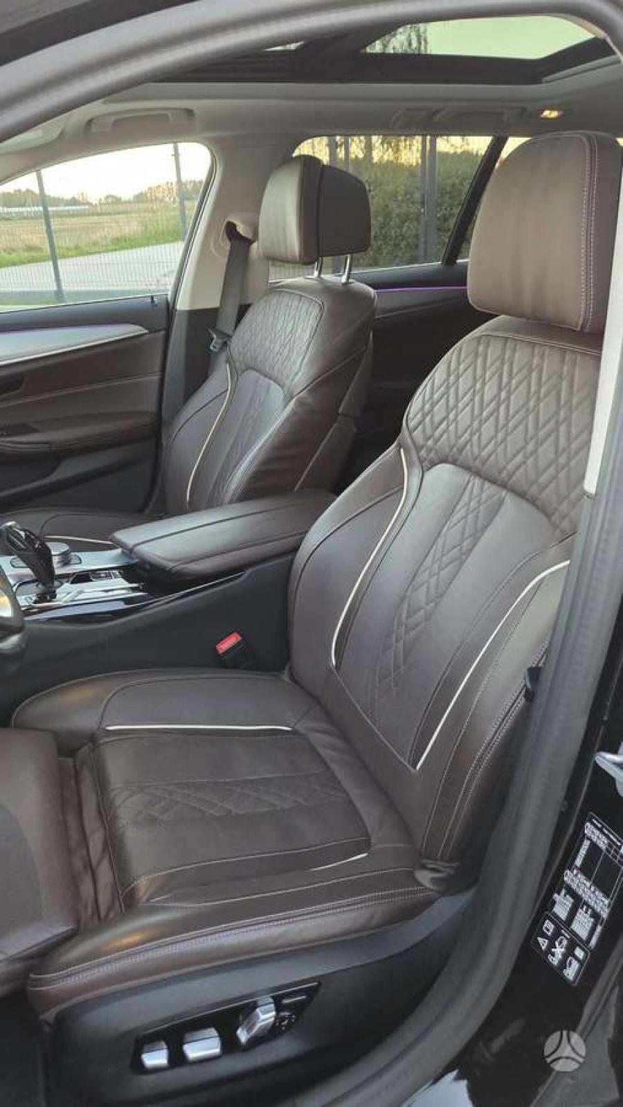 Black BMW 530 2023 in Kaunas, with an engine capacity of 2.00 L and mileage of 89 thousand km for 36600 €, photo 10 on AUTOMOTO.COM.LV