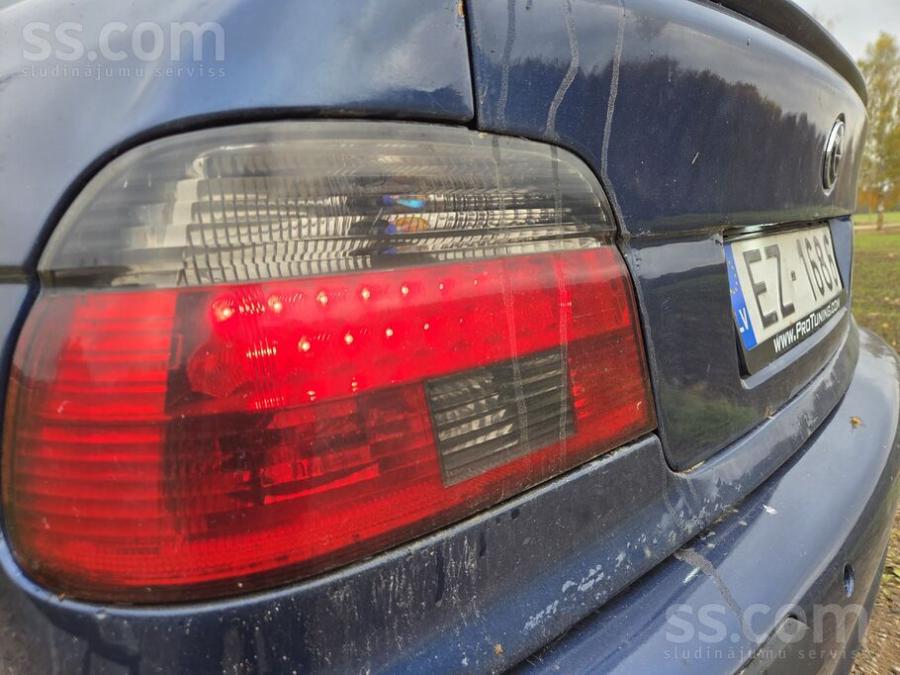 Blue BMW 530 1999 in Valmiera, with an engine capacity of 3.00 L and mileage of 0 thousand km for 1780 €, photo 5 on AUTOMOTO.COM.LV