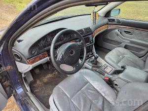 Blue BMW 530 1999 in Valmiera, with an engine capacity of 3.00 L and mileage of 0 thousand km for 1780 €, photo 10 on AUTOMOTO.COM.LV