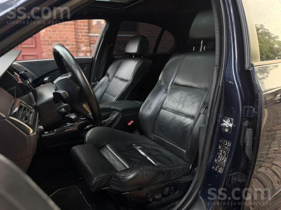Синий БМВ 530 2003 в Цесис, объемом двигателя 3.00 л и пробегом 371 тыс. км за 4490 €, фото 10 на AUTOMOTO.COM.LV