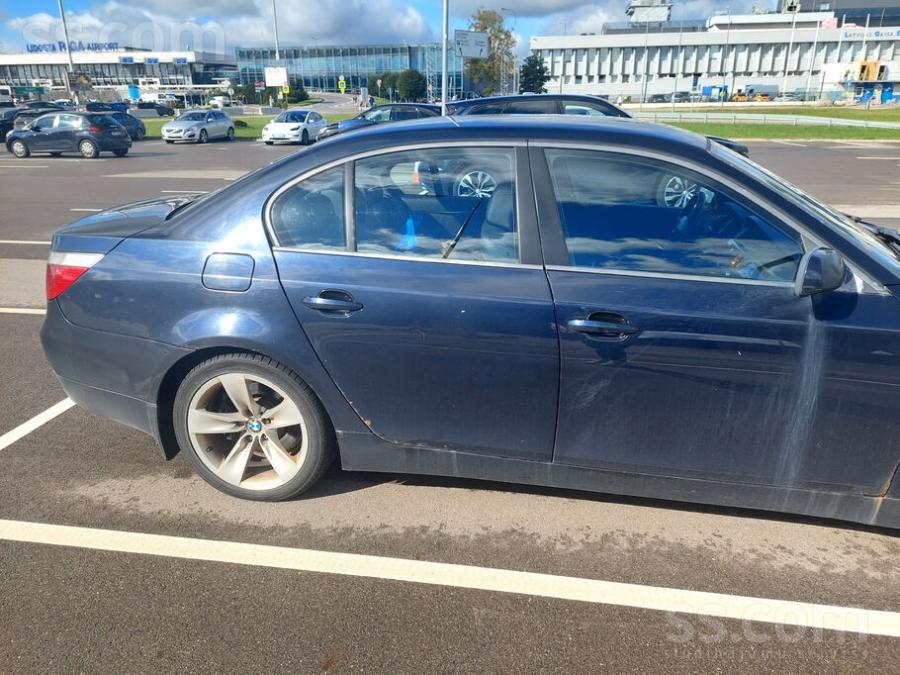 Blue BMW 530 2003 in Riga, with an engine capacity of 3.00 L and mileage of 444 thousand km for 1800 €, photo 9 on AUTOMOTO.COM.LV