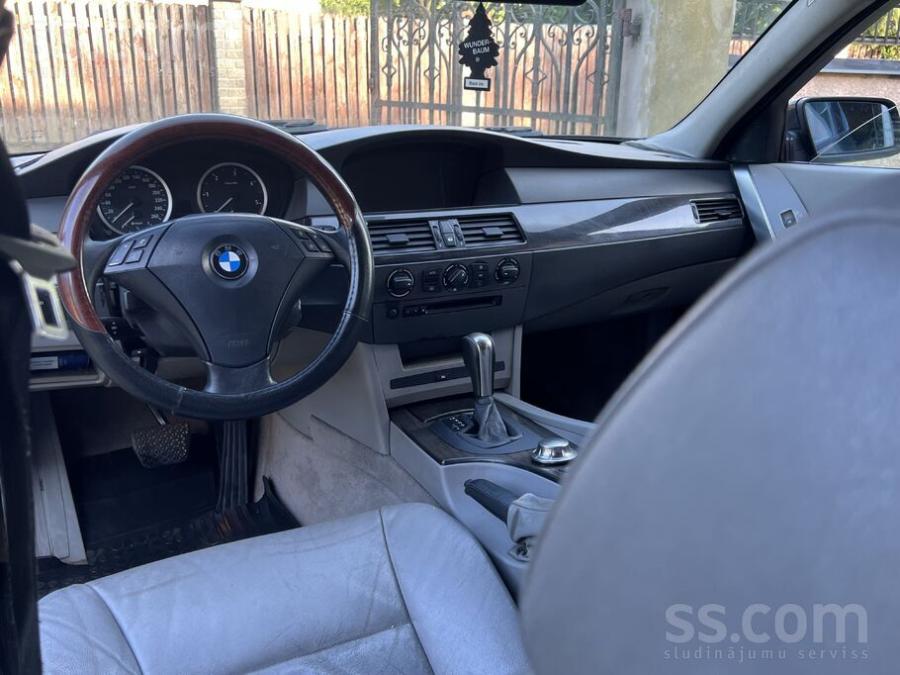 Blue BMW 530 2004 in Riga, with an engine capacity of 3.00 L and mileage of 397 thousand km for 3200 €, photo 5 on AUTOMOTO.COM.LV