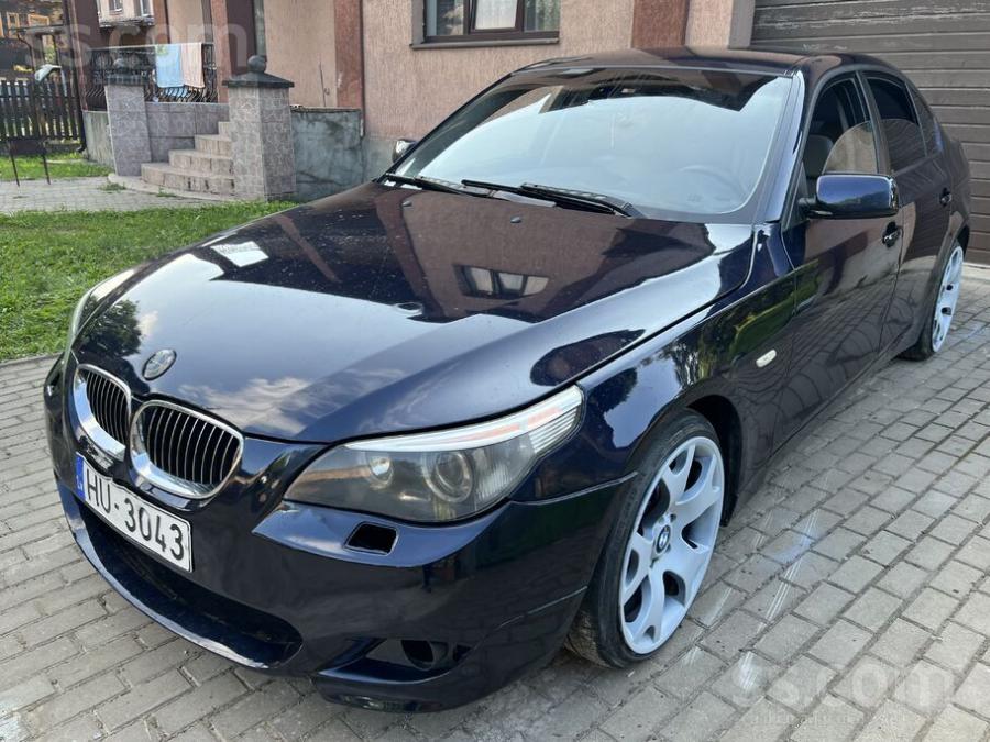 Blue BMW 530 2004 in Riga, with an engine capacity of 3.00 L and mileage of 397 thousand km for 3200 €, photo 6 on AUTOMOTO.COM.LV