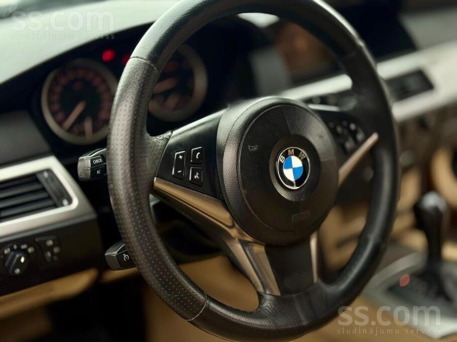 Синий БМВ 530 2004 в Цесис, объемом двигателя 3.00 л и пробегом 398 тыс. км за 4700 €, фото 13 на AUTOMOTO.COM.LV