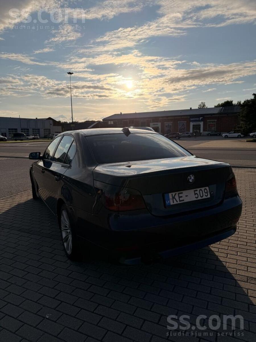 Blue BMW 530 2004 in Riga, with an engine capacity of 3.00 L and mileage of 365 thousand km for 3300 €, photo 7 on AUTOMOTO.COM.LV