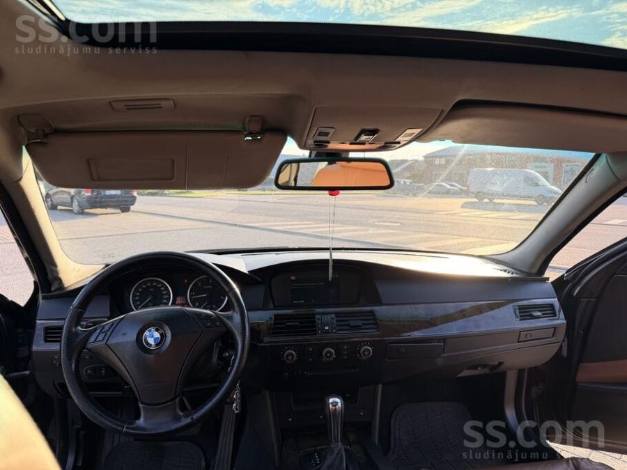 Blue BMW 530 2004 in Riga, with an engine capacity of 3.00 L and mileage of 365 thousand km for 3300 €, photo 14 on AUTOMOTO.COM.LV