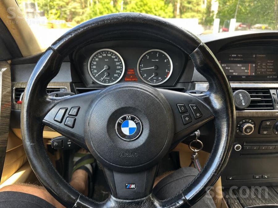 Zils BMW 530 2004 Rīga, ar dzinēja tilpumu 3.00 L un nobraukumu 424 tūkst. km par 8800 €, foto 11 vietnē AUTOMOTO.COM.LV