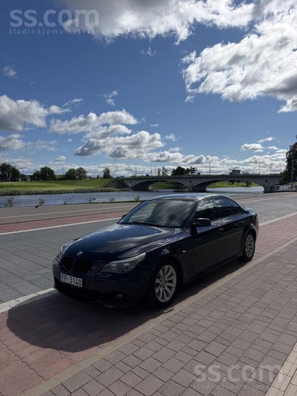 Blue BMW 530 2004 in Ventspils, with an engine capacity of 3.00 L and mileage of 265 thousand km for 4900 €, photo 5 on AUTOMOTO.COM.LV