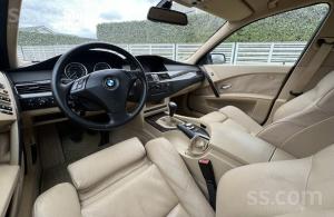 Blue BMW 530 2004 in Riga, with an engine capacity of 3.00 L and mileage of 288 thousand km for 3990 €, photo 10 on AUTOMOTO.COM.LV