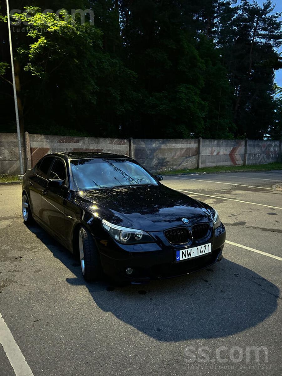 Blue BMW 530 2005 in Riga, with an engine capacity of 3.00 L and mileage of 337 thousand km for 6700 €, photo 3 on AUTOMOTO.COM.LV