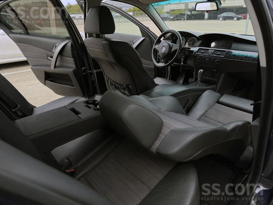 Синий БМВ 530 2005 в Рига, объемом двигателя 3.00 л и пробегом 378 тыс. км за 3750 €, фото 10 на AUTOMOTO.COM.LV