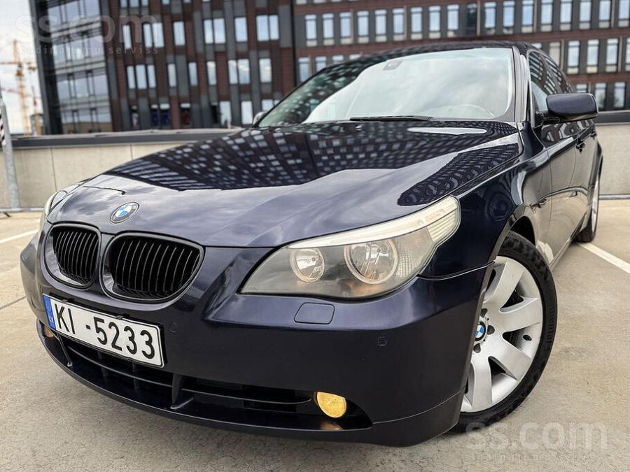 Синий БМВ 530 2005 в Рига, объемом двигателя 3.00 л и пробегом 378 тыс. км за 3750 €, фото 30 на AUTOMOTO.COM.LV