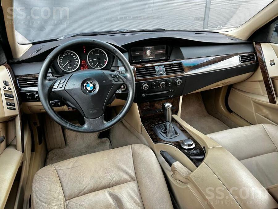 Zils BMW 530 2006 Rīga, ar dzinēja tilpumu 3.00 L un nobraukumu 348 tūkst. km par 2690 €, foto 13 vietnē AUTOMOTO.COM.LV