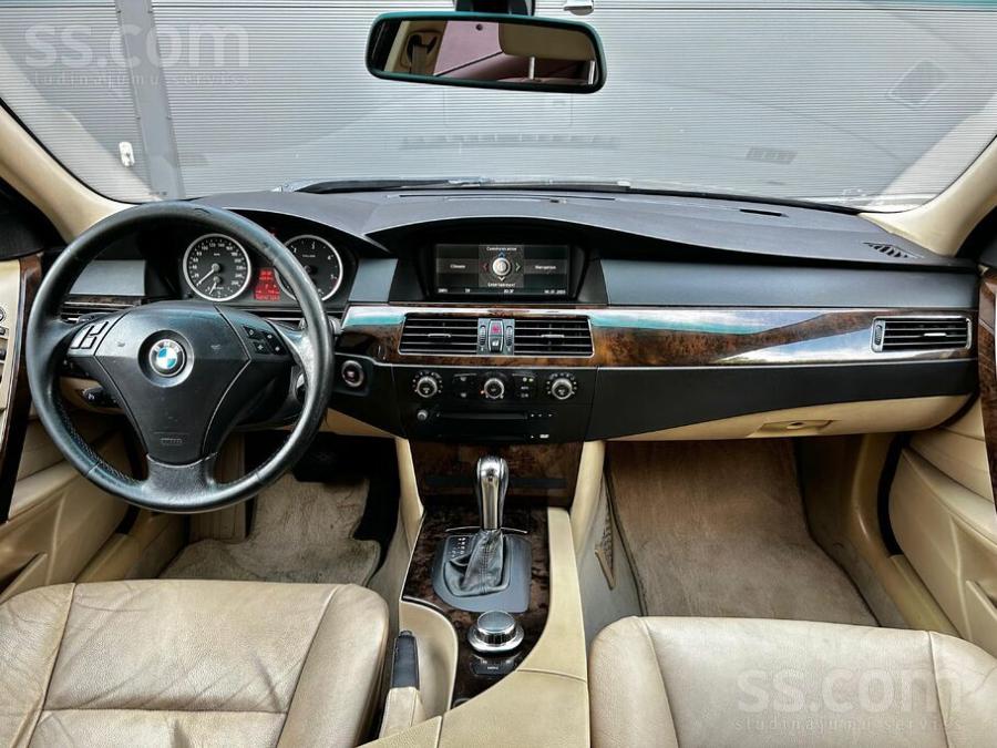 Zils BMW 530 2006 Rīga, ar dzinēja tilpumu 3.00 L un nobraukumu 348 tūkst. km par 2690 €, foto 15 vietnē AUTOMOTO.COM.LV