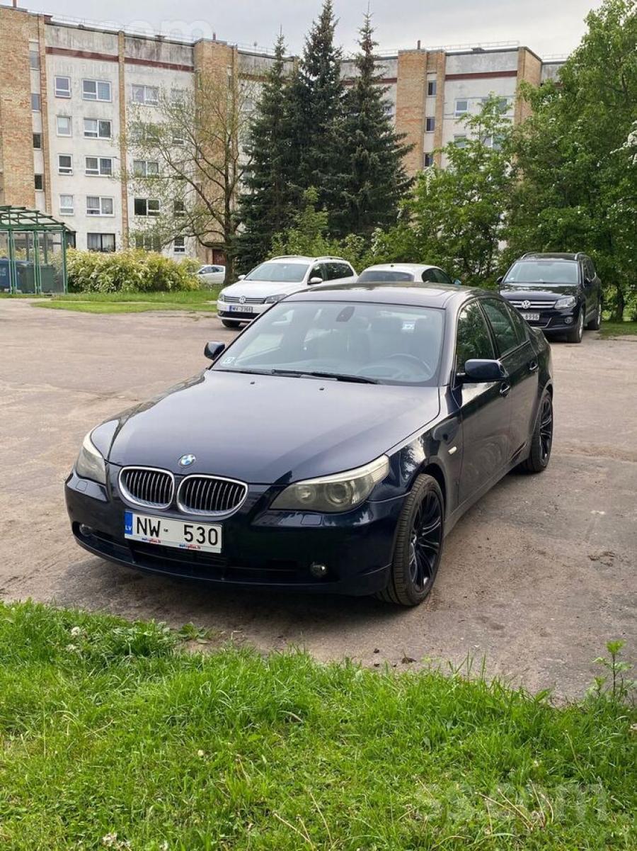 Blue BMW 530 2006 in Riga, with an engine capacity of 3.00 L and mileage of 380 thousand km for 5400 €, photo 2 on AUTOMOTO.COM.LV