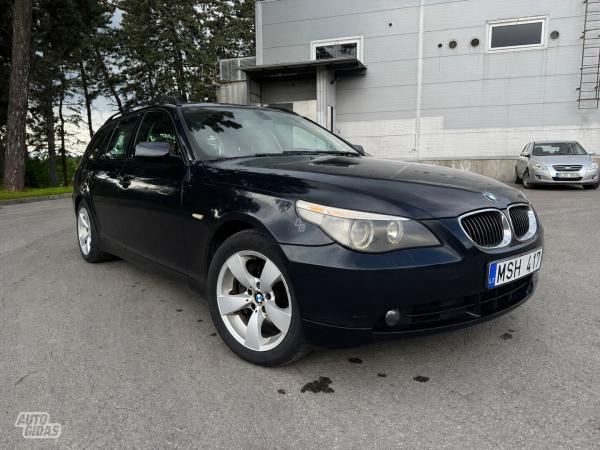 Blue BMW 530 2006 in Vilnius, with an engine capacity of 3.00 L and mileage of 348 thousand km for 3250 €, photo 4 on AUTOMOTO.COM.LV