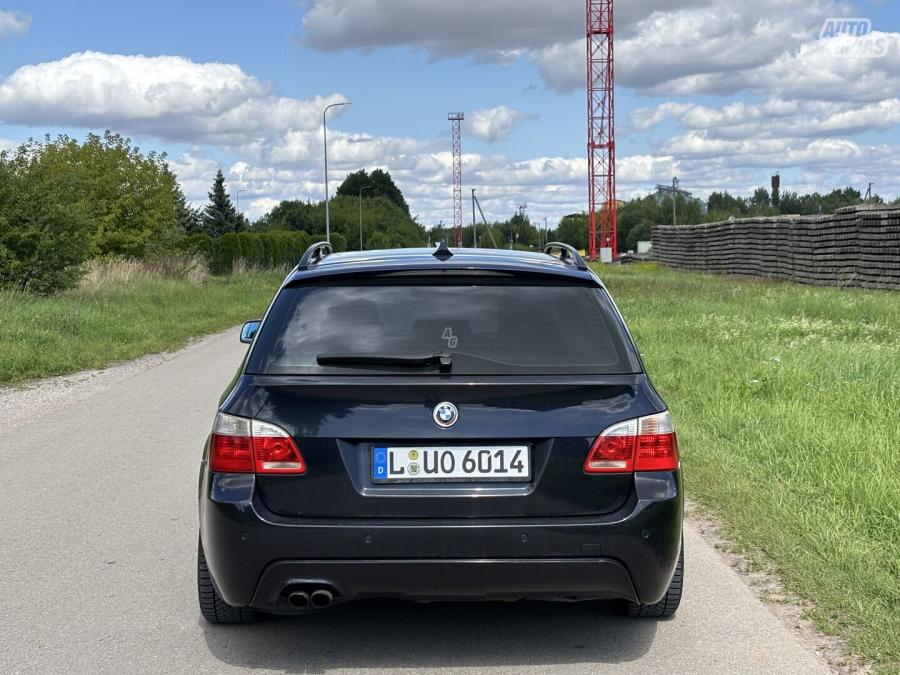 Blue BMW 530 2006 in Raseiniai, with an engine capacity of 3.00 L and mileage of 360 thousand km for 4299 €, photo 6 on AUTOMOTO.COM.LV