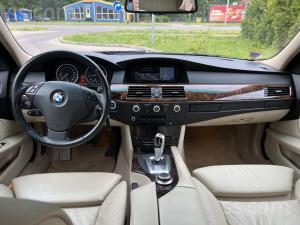 Blue BMW 530 2007 in Riga, with an engine capacity of 3.00 L and mileage of 240 thousand km for 6400 €, photo 7 on AUTOMOTO.COM.LV