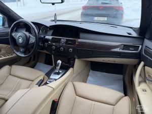 Blue BMW 530 2007 in Vilnius, with an engine capacity of 3.00 L and mileage of 337 thousand km for 4950 €, photo 18 on AUTOMOTO.COM.LV
