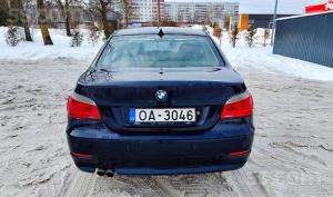 Blue BMW 530 2007 in Riga, with an engine capacity of 3.00 L and mileage of 343 thousand km for 5800 €, photo 5 on AUTOMOTO.COM.LV
