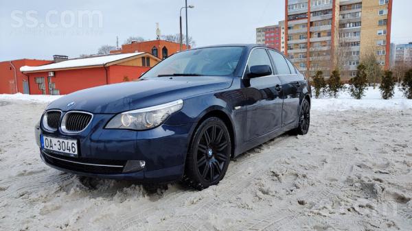 Blue BMW 530 2007 in Riga, with an engine capacity of 3.00 L and mileage of 343 thousand km for 5800 €, photo 8 on AUTOMOTO.COM.LV