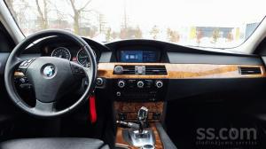 Blue BMW 530 2007 in Riga, with an engine capacity of 3.00 L and mileage of 343 thousand km for 5800 €, photo 14 on AUTOMOTO.COM.LV