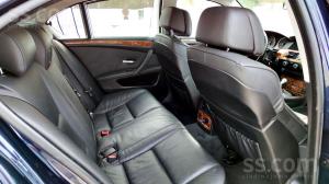 Blue BMW 530 2007 in Riga, with an engine capacity of 3.00 L and mileage of 343 thousand km for 5800 €, photo 29 on AUTOMOTO.COM.LV