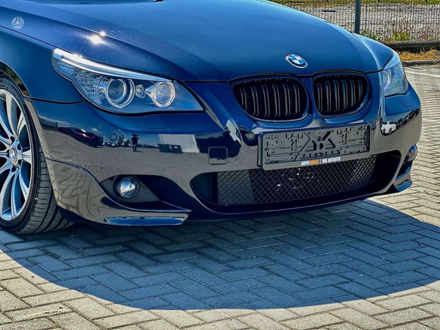 Blue BMW 530 2007 in Kretinga, with an engine capacity of 2.99 L and mileage of 338 thousand km for 7499 €, photo 5 on AUTOMOTO.COM.LV