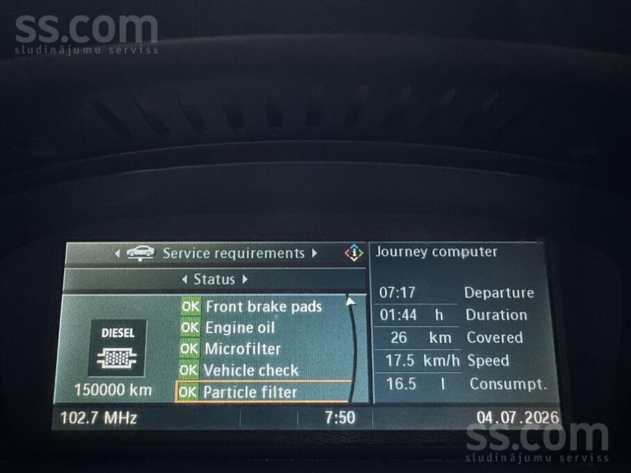 Zils BMW 530 2007 Rīga, ar dzinēja tilpumu 3.00 L un nobraukumu 354 tūkst. km par 5290 €, foto 16 vietnē AUTOMOTO.COM.LV