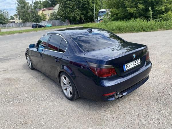 Синий БМВ 530 2007 в Рига, объемом двигателя 3.00 л и пробегом 296 тыс. км за 4500 €, фото 3 на AUTOMOTO.COM.LV